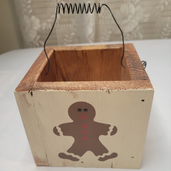 Handmade | Holiday | Primative Wooden Gingerbread Box | Poshmark